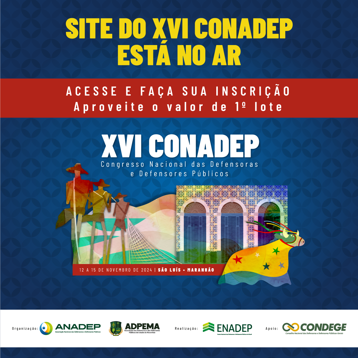 XVI CONADEP: Associadas e associados aproveitem o valor de 1º lote do ...
